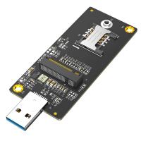 China NGFF M.2 Key B to USB 3.0 Adapter with SIM 6pin Slot for WWAN LTE Module 30x42mm for sale