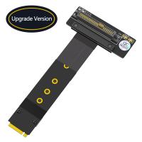 China 90 Degree U.2 SFF-8639 to M.2 Key-M Converter Cable 20cm with SATA15PIN Power for PCIe 3.0 Data Transfer for sale