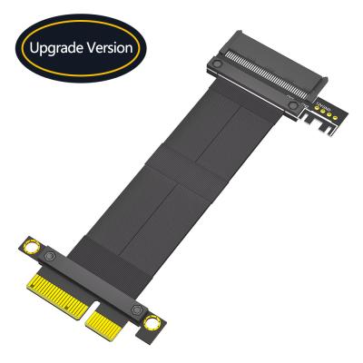 China 180 Degree U.2 SFF-8639 to PCI-E 3.0 4X Extender Cable for NVMe SSD - 8GT/s Bandwidth for sale