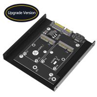 China Dual mSATA SSD to Dual SATA3 Converter Adapter with 3.5