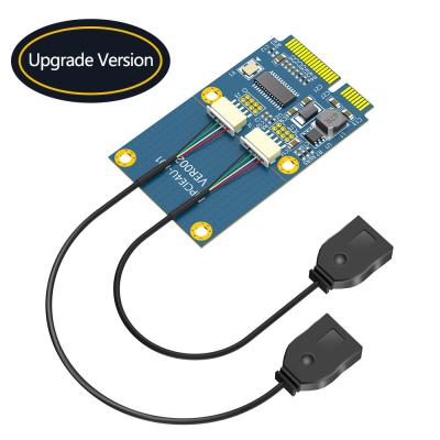 China Mini PCI-E to Dual USB 2.0 Adapter - 2 Port Converter for Full/Half Height Mini Card Slots for sale