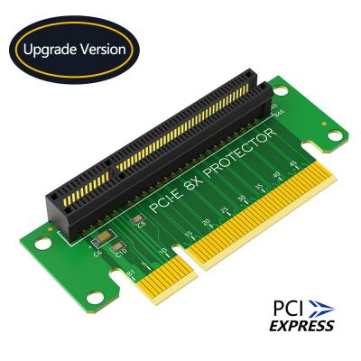 China PCI-E 8X 90-Degree Left-Angle Riser Card 1U Height Server Adapter with PCI-E 3.0 7.877GB/s Speed for sale