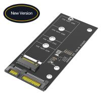 China M.2 NGFF to SATA III Adapter Card B Key B&M Key SSD Converter 6Gbps 2280 2260 2242 2230 for sale
