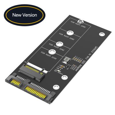 China M.2 NGFF to SATA III Adapter Card B Key B&M Key SSD Converter 6Gbps 2280 2260 2242 2230 for sale