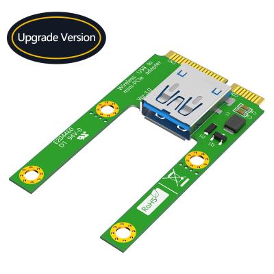 China Mini PCI-E to USB 3.0 Adapter Card 5Gbps Expansion for Laptop Mini PCIe to USB 3.0 for sale