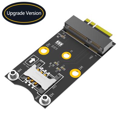 China Mini PCI-E to M.2 NGFF Key A/E Adapter with SIM Card Slot for WiFi WWAN LTE Module for sale