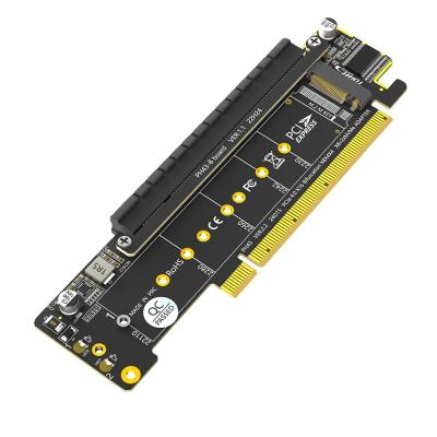 China Dual NVMe PCIe 4.0 Adapter for M.2 SSD 18x9cm 1 Year Warranty for sale