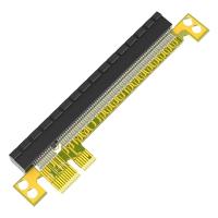 China PCI-E 16X to 1X Riser Card 107.6mm Black for Laptop PC for sale