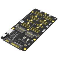 China ZYX M.2 NVMe SATA SSD to SFF-8611 8612 Adapter 6Gb/s Bandwidth 2230 2280 for sale