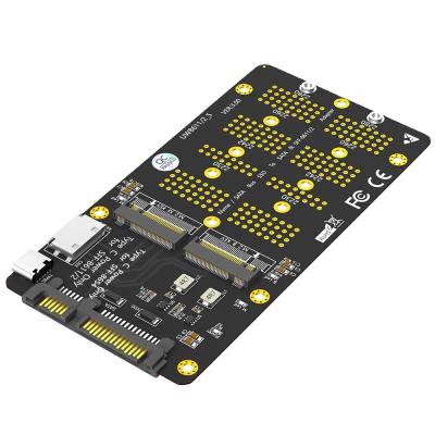 China ZYX M.2 NVMe SATA SSD to SFF-8611 8612 Adapter 6Gb/s Bandwidth 2230 2280 for sale
