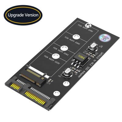 China M.2 NGFF to SATA Adapter Card B Key B M Key SSD Converter for 2280 2260 2242 2230 SATA III 6Gbps for sale
