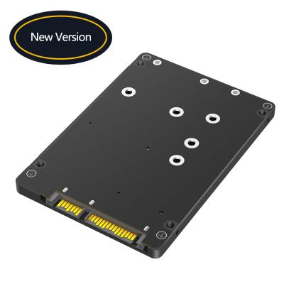 China M.2 NGFF Key B and mSATA to 2.5 SATA3 SSD Adapter Support 2230 2242 2260 2280 for sale