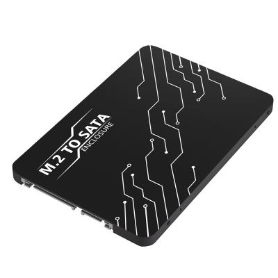 China M.2 NGFF SATA SSD to 2.5 Inch SATA III Adapter Enclosure B M Key 6Gbps for sale