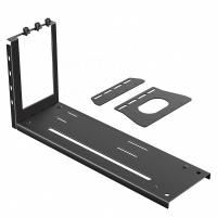 China 3 Slot Vertical GPU Mount Bracket 274x82.3x130mm Durable Metal PC Case Bracket for sale