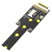 China Mini PCI-E to M.2 NGFF Key M Adapter with SIM Card Slot for WiFi WWAN LTE Module for sale