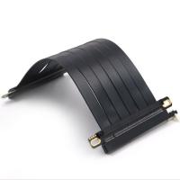 China PCIe 16X to 16X Riser Cable 28cm Flexible GPU Extension for 1U 2U Chassis for sale