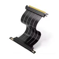 China PCIe 16X to 16X Riser Cable 25cm Flexible GPU Extender for GTX1080 90° 180° for sale