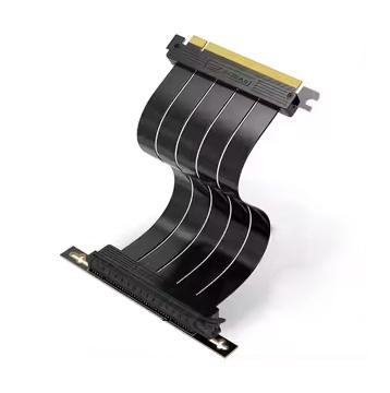 China PCIe 16X to 16X Riser Cable 25cm Flexible GPU Extender for GTX1080 90° 180° for sale