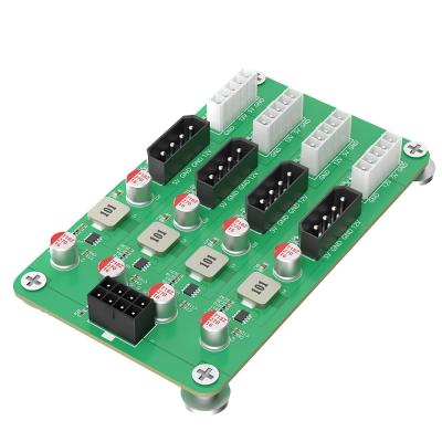 China ATX Power Supply Breakout Board 5V 12V 3A Output with Magnetic Foot Pad for ATX PSU SATA HDD for sale