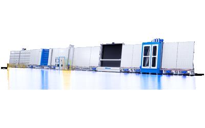 China Super Flexible Spacer Insulating Glass Line for sale