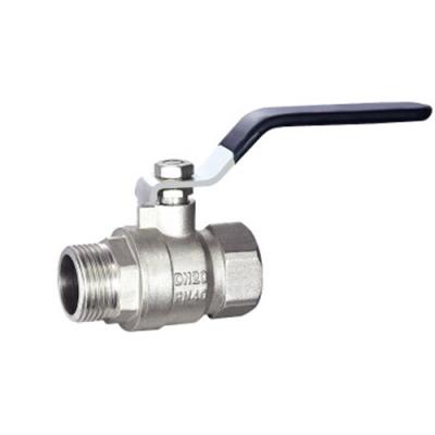 China Male Threaded Brass Ball Valve Industrial Materials Brass Ball Valve SS Thread for sale