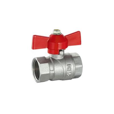 China Forged ANSI SS Brass Threaded Ball Valve With Virgin Ptfe Seat And Blow Out Proof Stem for sale