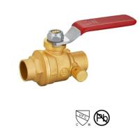 China 600WOG 150WSP Full Port 1/ 2 Solder Ball Valve With Chrome Plating Or Zinc Alloy 1/2–1″ for sale
