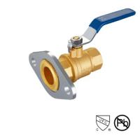 China STD Port Flange Brass 1/ 2 Inch Solder Ball Valve Flange End Steel Chrome Plating 3/4″ for sale