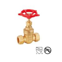 China Threaded Water Gate Valve Connect Manual Power Red Hand Wheel for sale