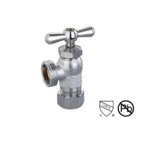 China Chrome Plating Threaded Retaining Ring Brass Boiler Drain Valve For Machine Garden for sale