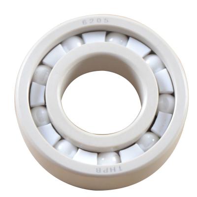 China Semiconductor PEEK  6003CE Plastic Deep Groove Ball Bearing for sale