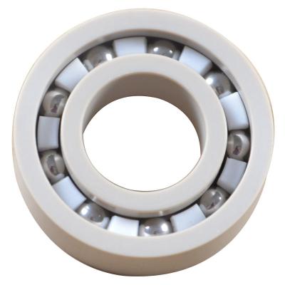 China Deep Groove  607C2 PEEK Hybrid Ball Bearings for sale
