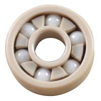 China ABEC1 607CE PEEK Single Row Bearing Ball Deep Groove for sale