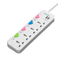 China Multi outlet Universal Type Extension Socket With On/Off Switch USB for sale