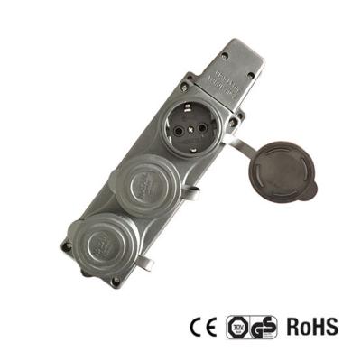 China Germany Type Extension Socket With 1.5m Wire, Water Proof CE/GS Certificate for sale