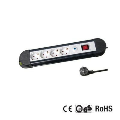 China Germany Type Extension Socket With 1.5m Wire, With Switch CE/GS Certificate for sale