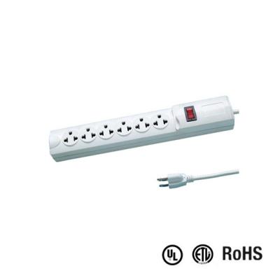 China UL and CUL Tested Power Strip 1.5ft 3*14AWG Cord with Switch, Surge Protector for sale