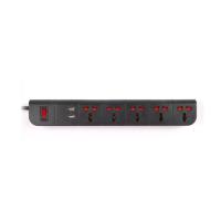 China 5 outlet Universal Type Extension Socket With On/Off Switch, USB for sale