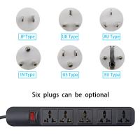 China 5 outlet Universal Type Extension Socket With On/Off Switch, USB for sale