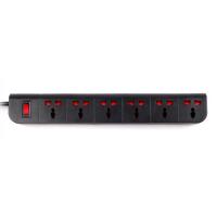 China 6 outlet Universal Type Extension Socket With On/Off Switch, USB for sale