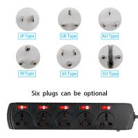 China 5 outlet Universal Type Extension Socket With On/Off Switch, USB for sale