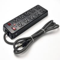China 10 outlet Metal America Type Extension Socket With On/Off Switch, Surge for sale