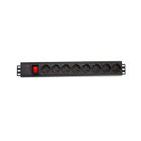 China 8 Way Germany Type PDU Extension Socket With On/Off Switch for sale