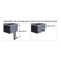 China America Desktop Clamp Power Strip 2outlet and 2USB ETL passed for sale