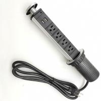 China Globalize Type Desktop Clamp Power Strip 1 Way And 2USB CE Passed for sale