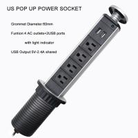 China Globalize Type Desktop Clamp Power Strip 1 Way And 2USB CE Passed for sale