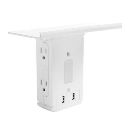 China Wall Power Socket with Surge Protector ETL cETL Passed 4 Outlets 2USB Night Light for sale