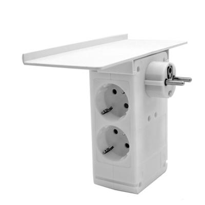 China Wall Power Socket with Surge Protector ETL cETL Passed 4 Euro Outlets 2USB for sale