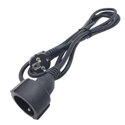 China French Type Heavy Duty Outdoor/Indoor Extension Cord Cable CE Passed 20/50/100ft for sale