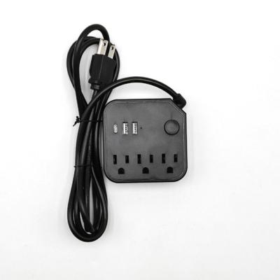 China 3 outlet Power Socket 1.5FT Cord, 2 USB 1 Type C Surge Protector for sale